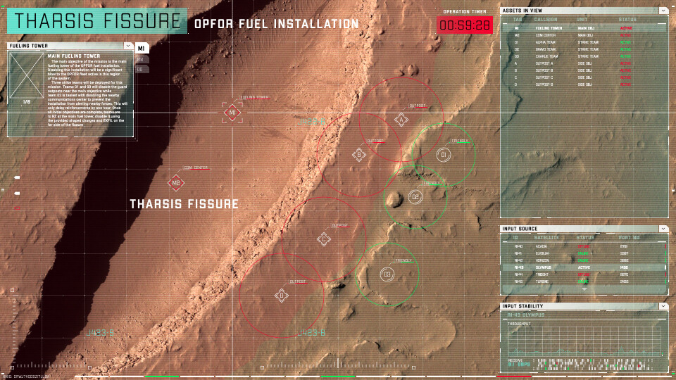 ArtStation - Mars Satellite Map FUI
