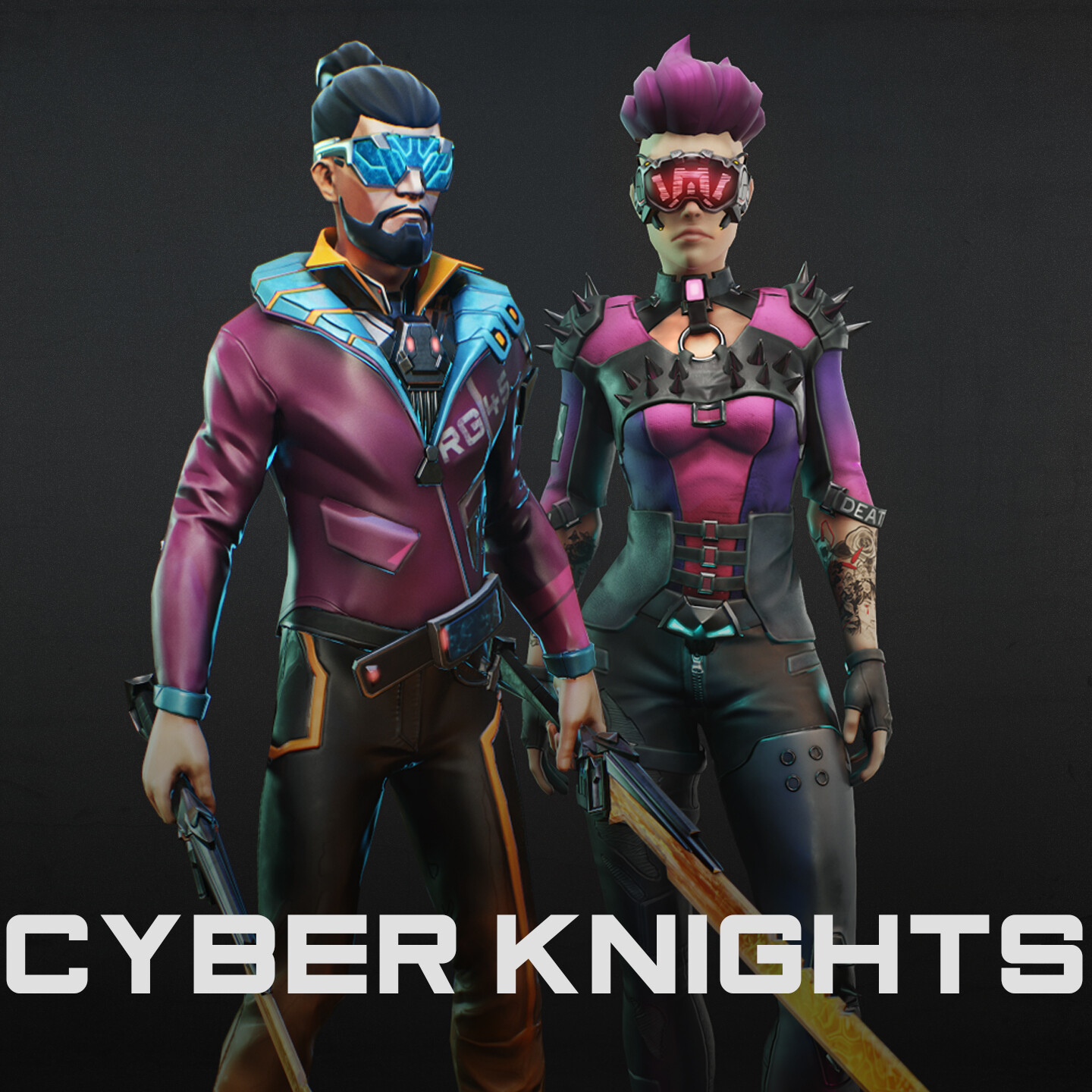 ArtStation - Cyber Knights characters