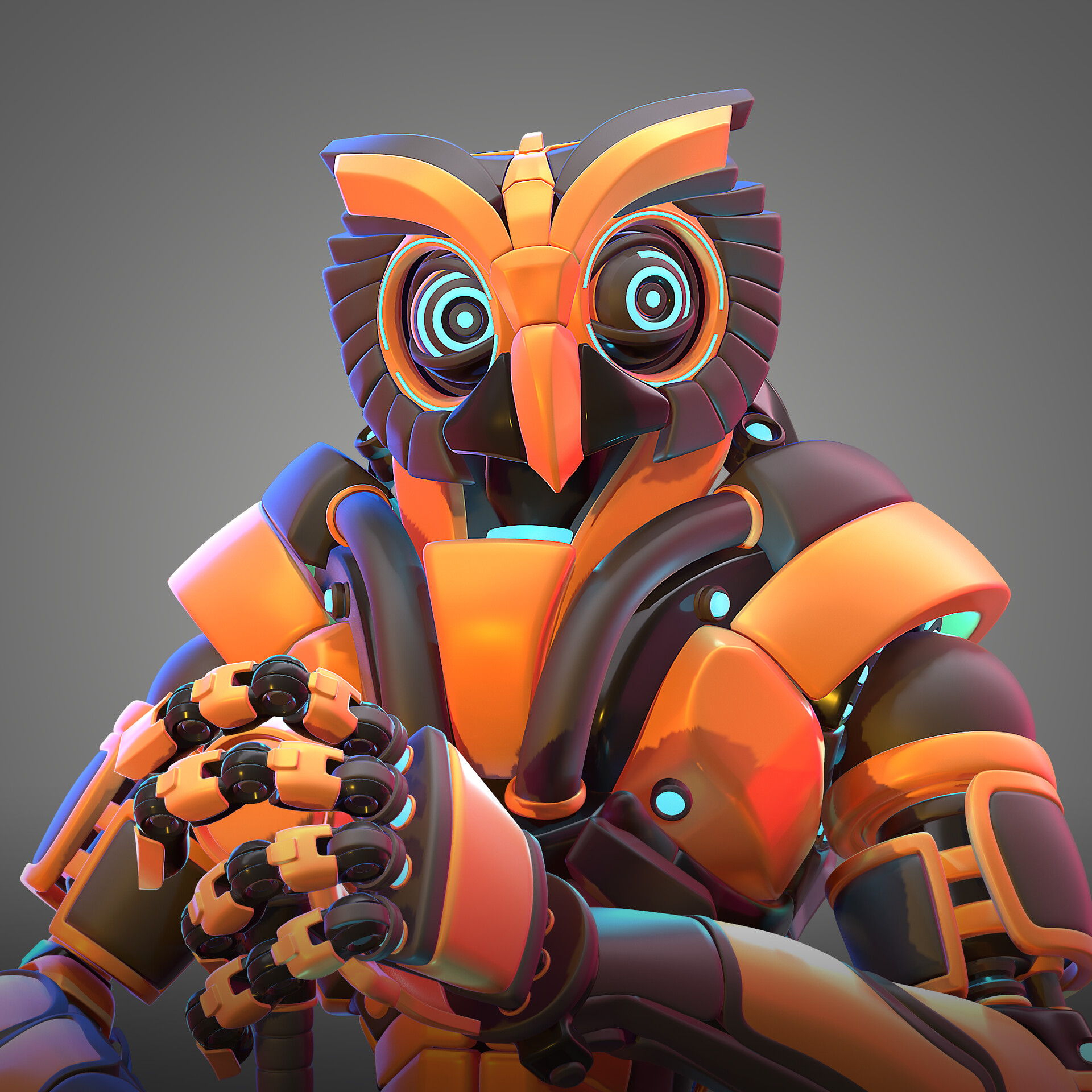 ArtStation - Cyber Owl