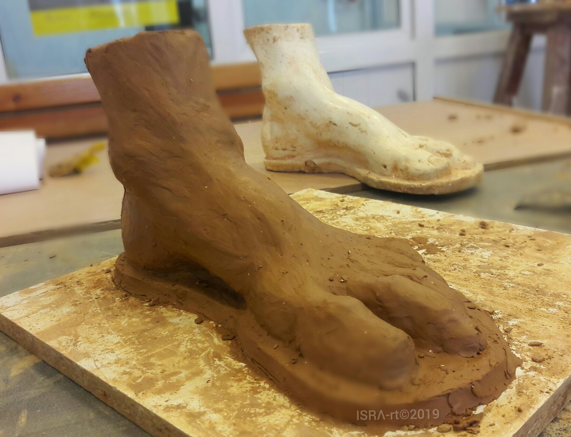 ArtStation - The foot of the statue of David.