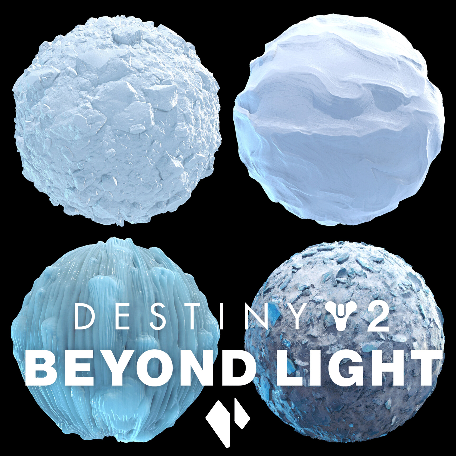 ArtStation - Destiny 2: Beyond Light Europa Palette + Sculpts