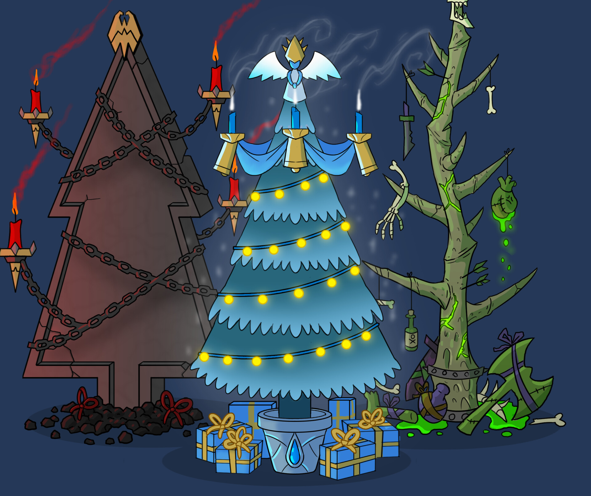 ArtStation - Covenant Christmas trees