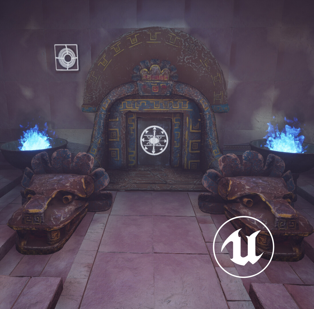 ArtStation - Aztec Door [Relictus]