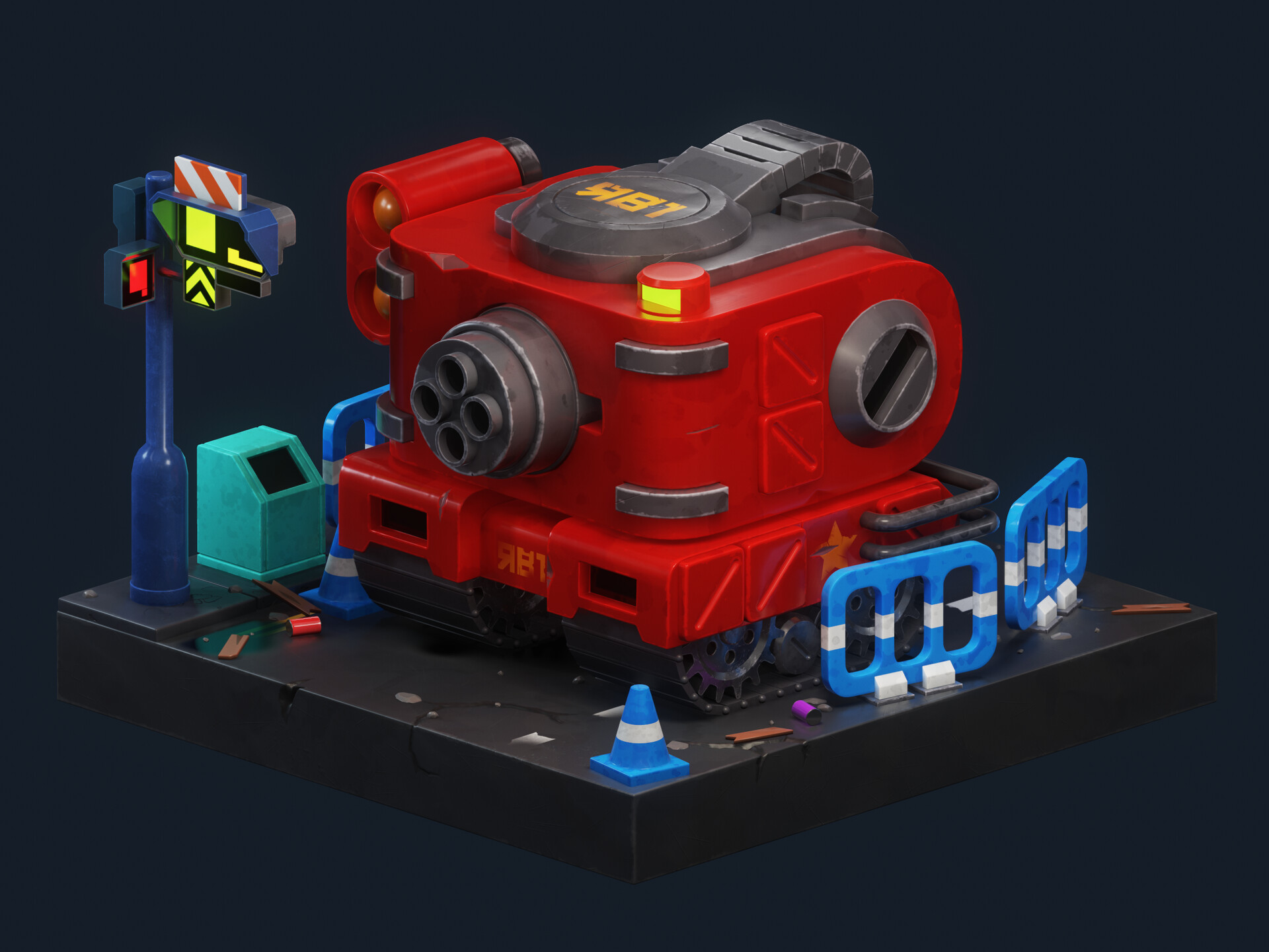 ArtStation - DINK! Tank RB1