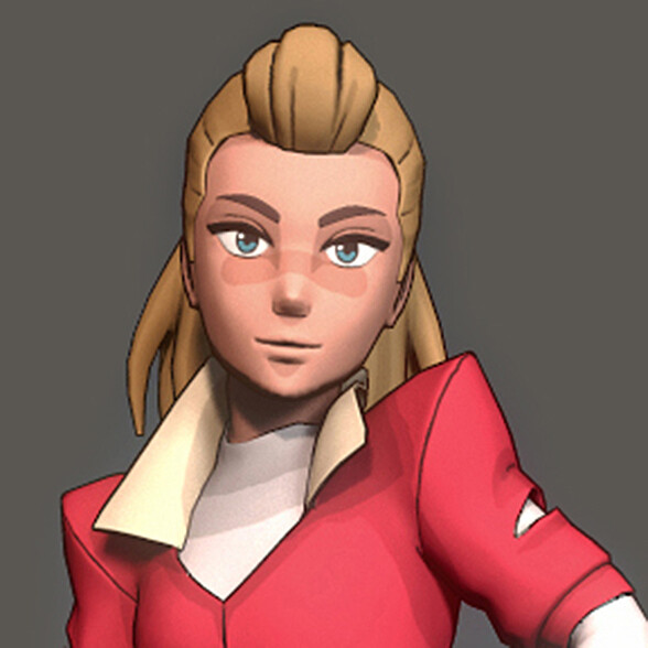 ArtStation - Adora (She-Ra and the Princesses of Power) Realtime FanArt