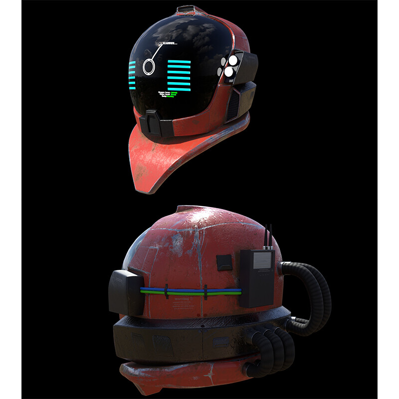 ArtStation - Game-Ready Helmet
