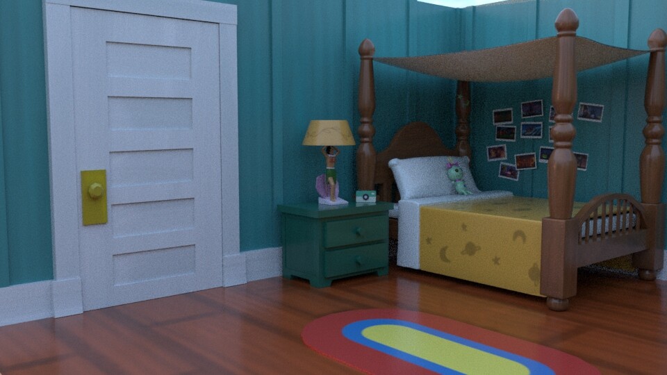 ArtStation - Lilo's bedroom