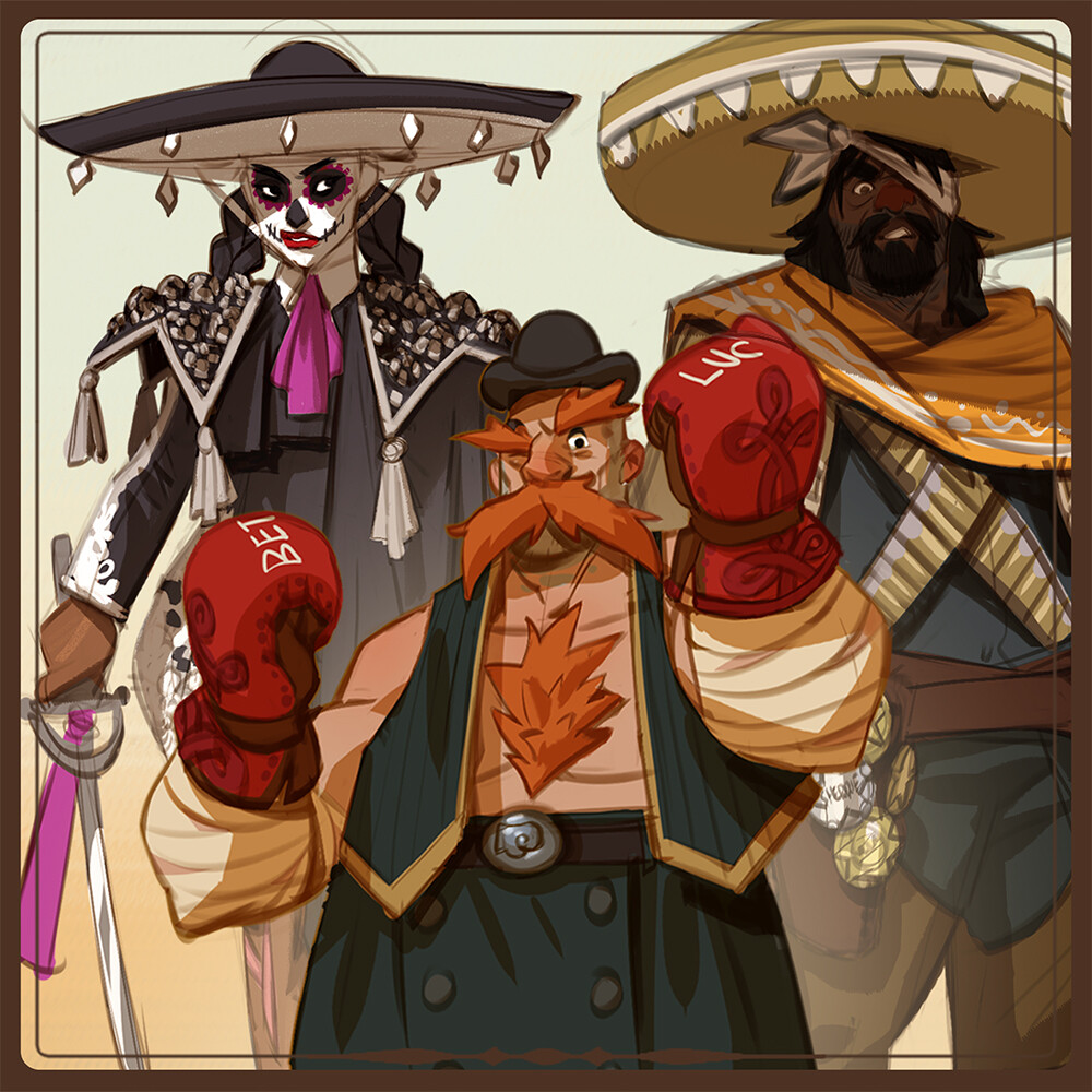 ArtStation - More Wild West Characters