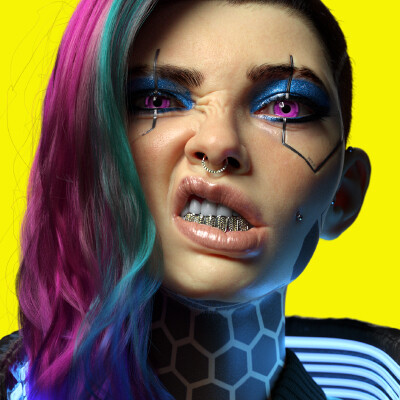 Art of JHill - Cyberpunk Girl