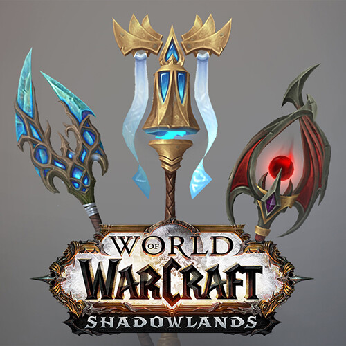 ArtStation - World of Warcraft Shadowlands - Weapons