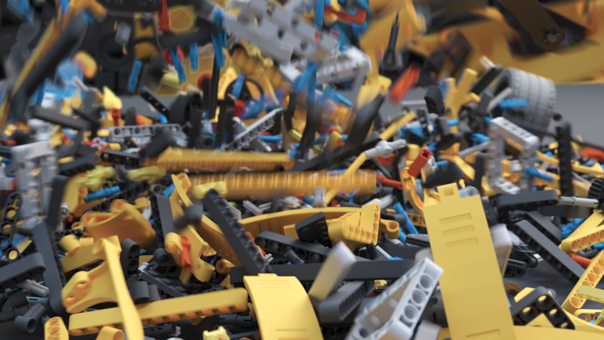 ArtStation - Tyflow - Lego Construction