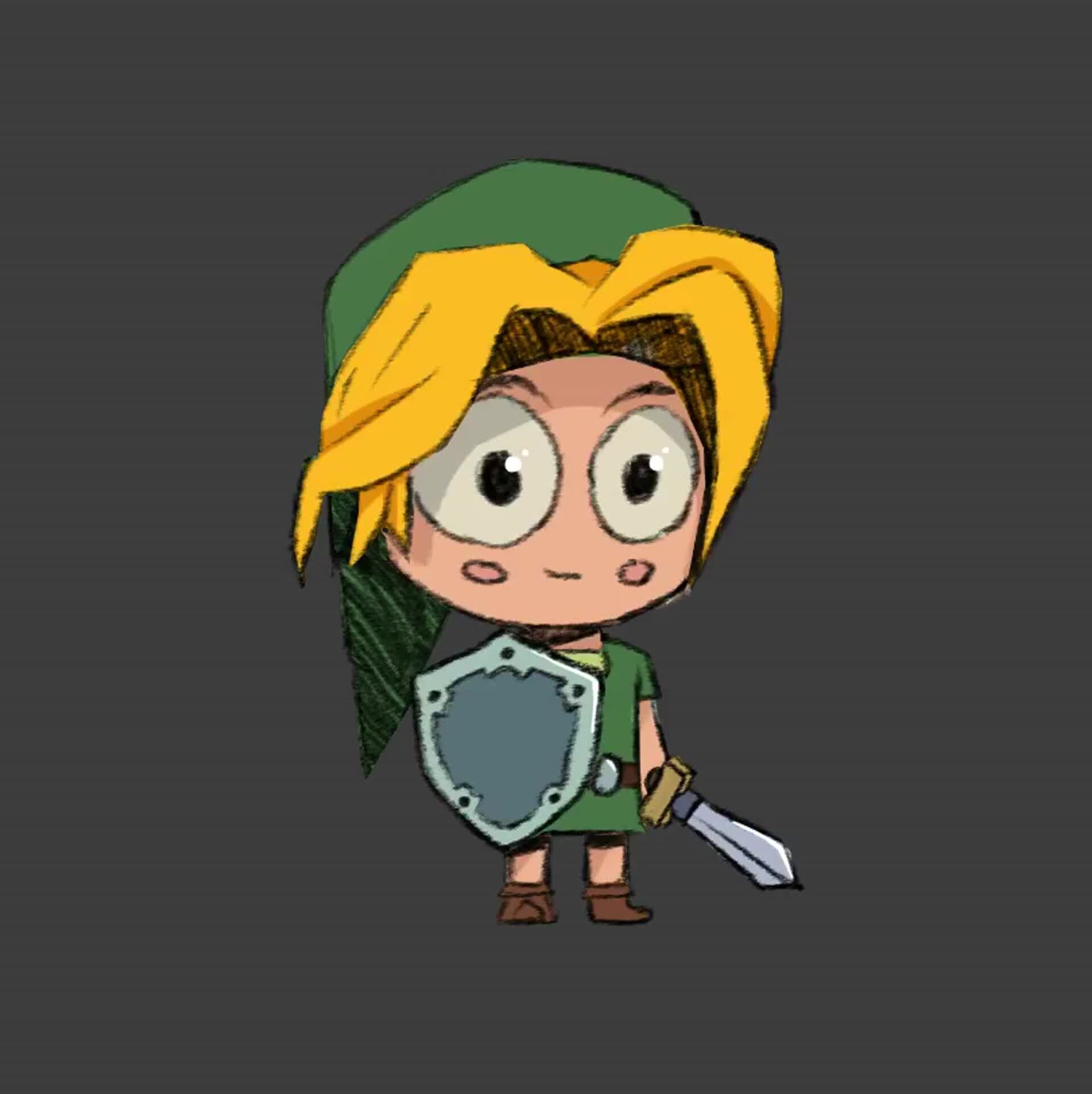 ArtStation - Link Idle Animation