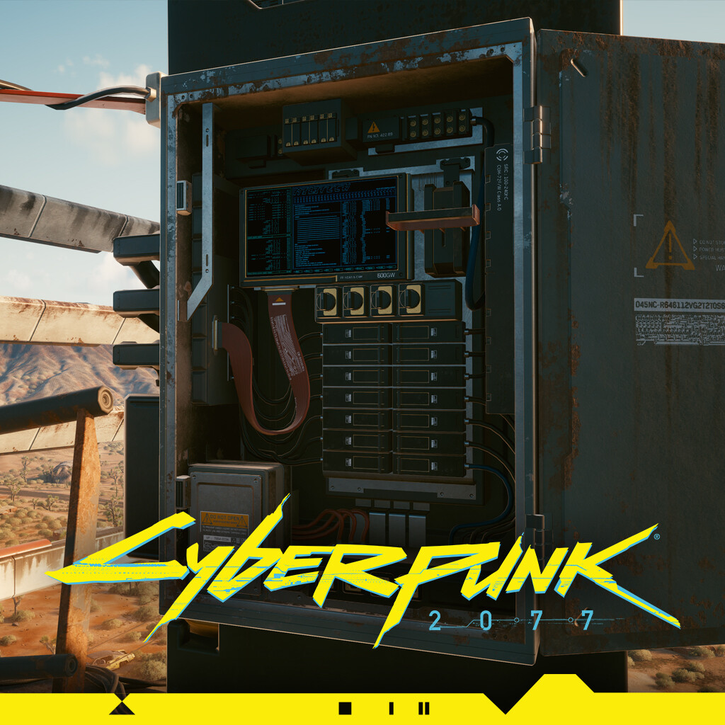 ArtStation - Cyberpunk 2077 | Fuse box module