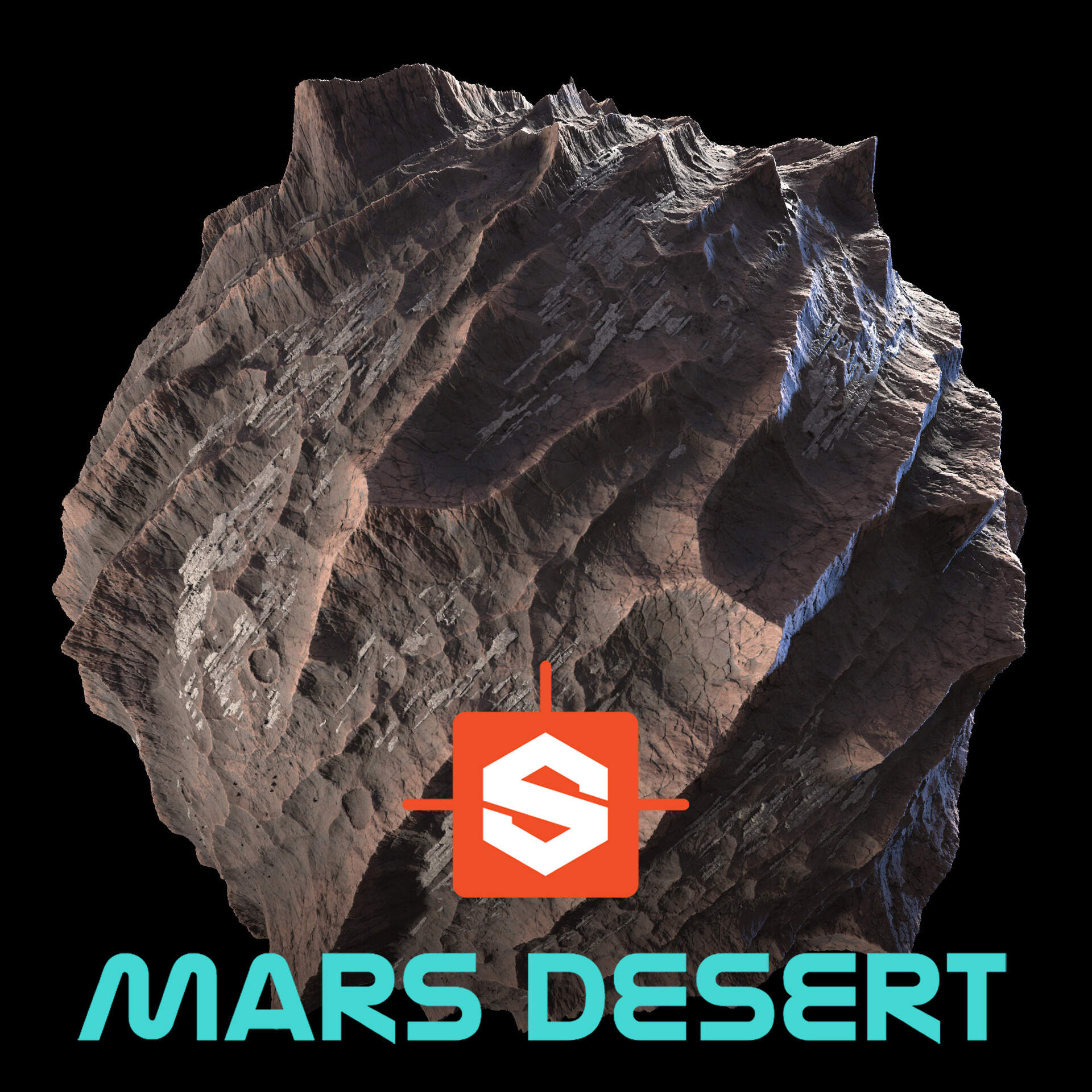 ArtStation - Mars Desert Rocks