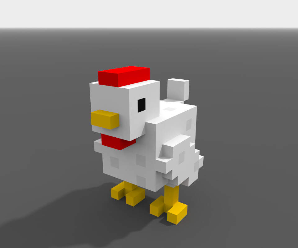 ArtStation - Voxel chicken