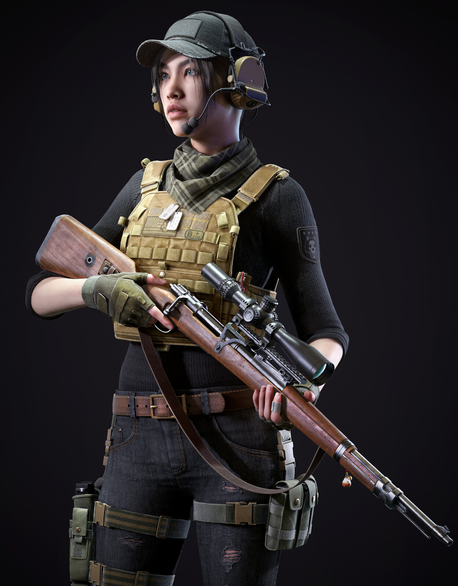 ArtStation - Sniper girl