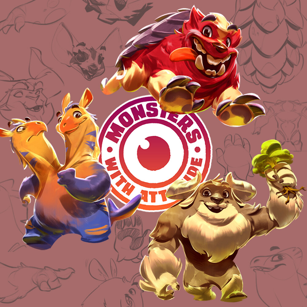 ArtStation - Monsters with Attitude - Concept art