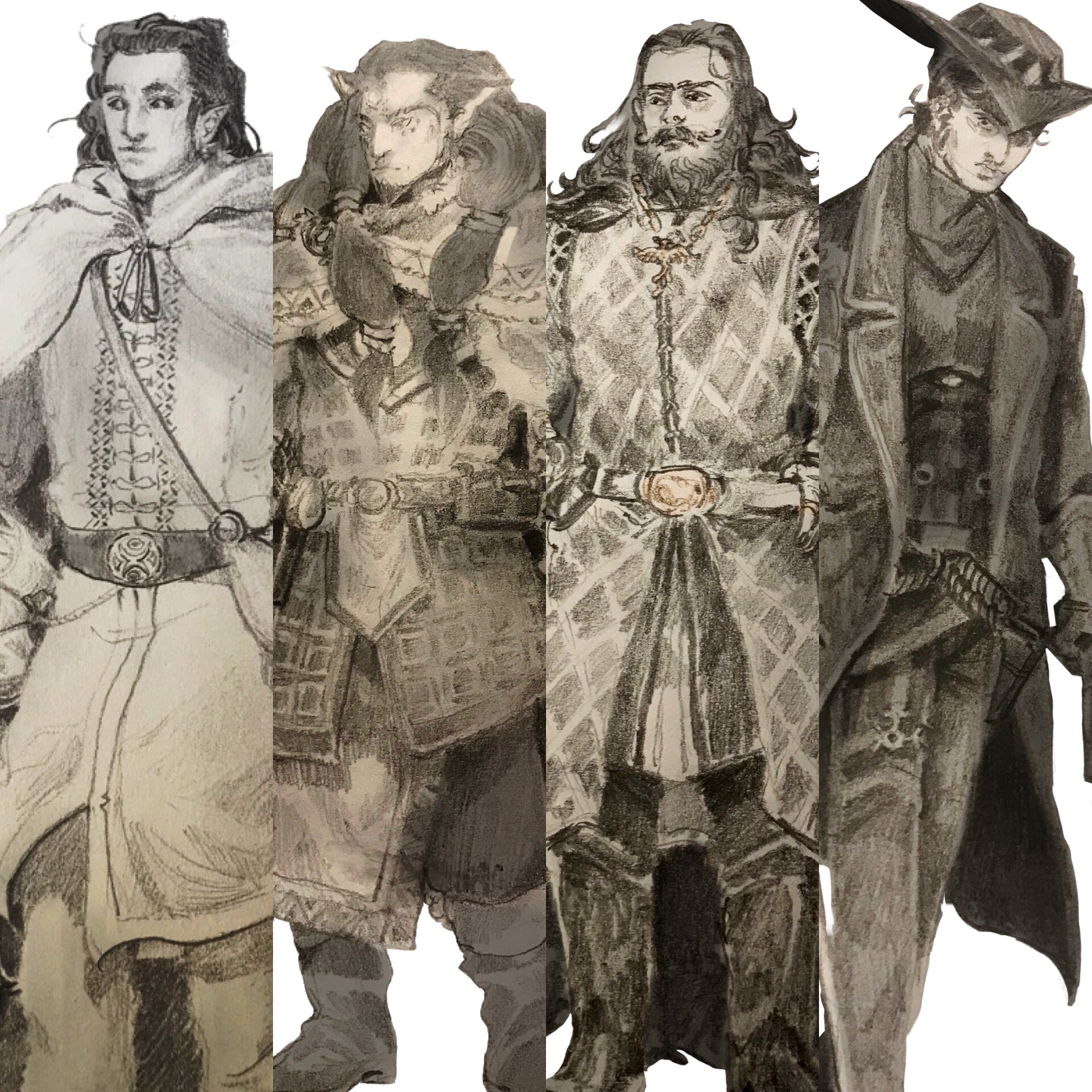 ArtStation - roleplay characters sketch commissions