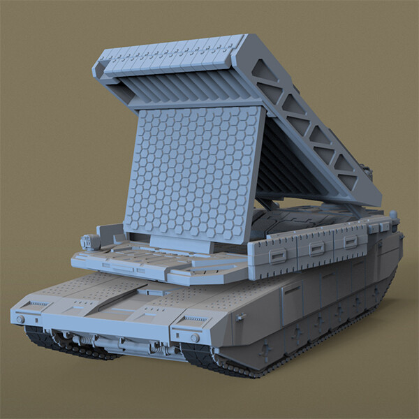 ArtStation - SHATTERED VOID - X4 CENTURION TANK - MOD 4