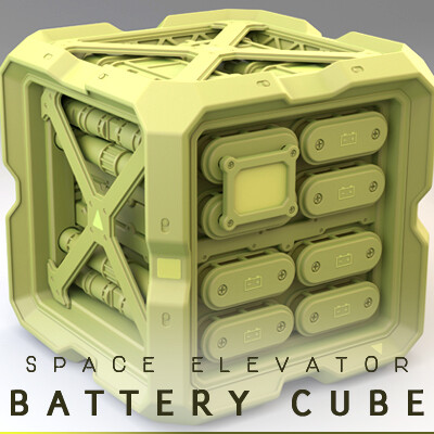 ArtStation - Space Elevator - Battery Cube