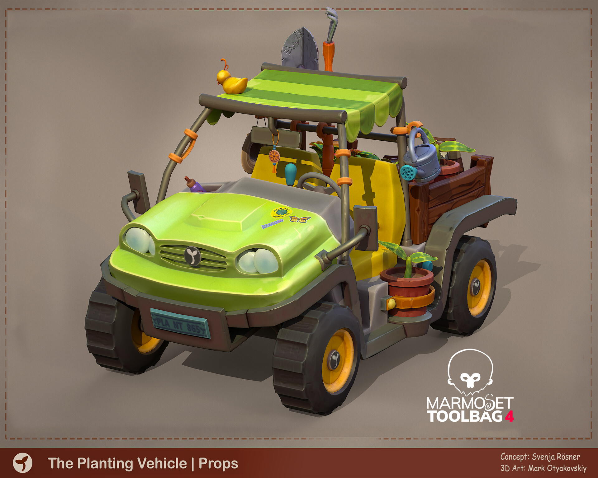 ArtStation - Planting Vehicle - Real Time