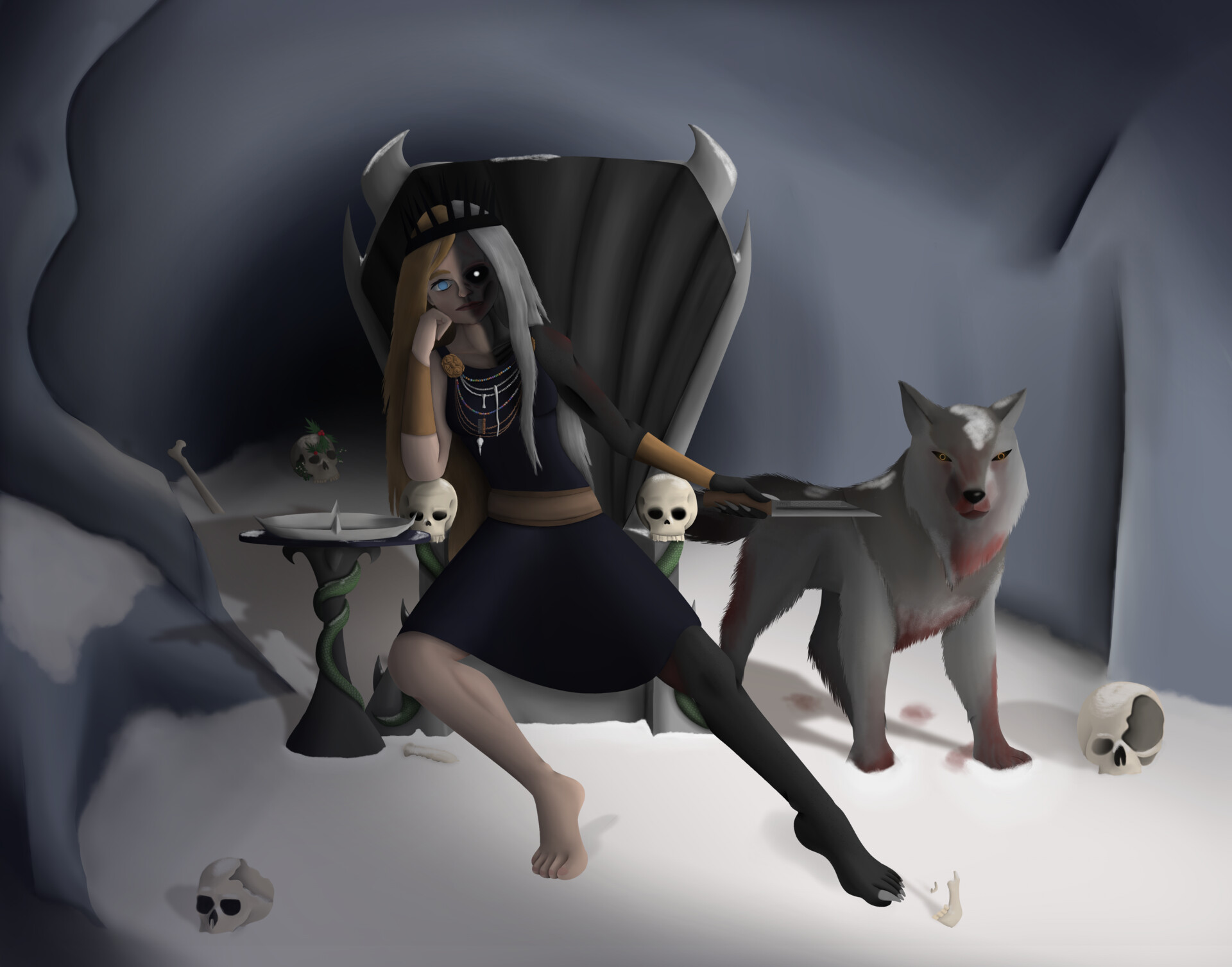 ArtStation - Hel & Garmr