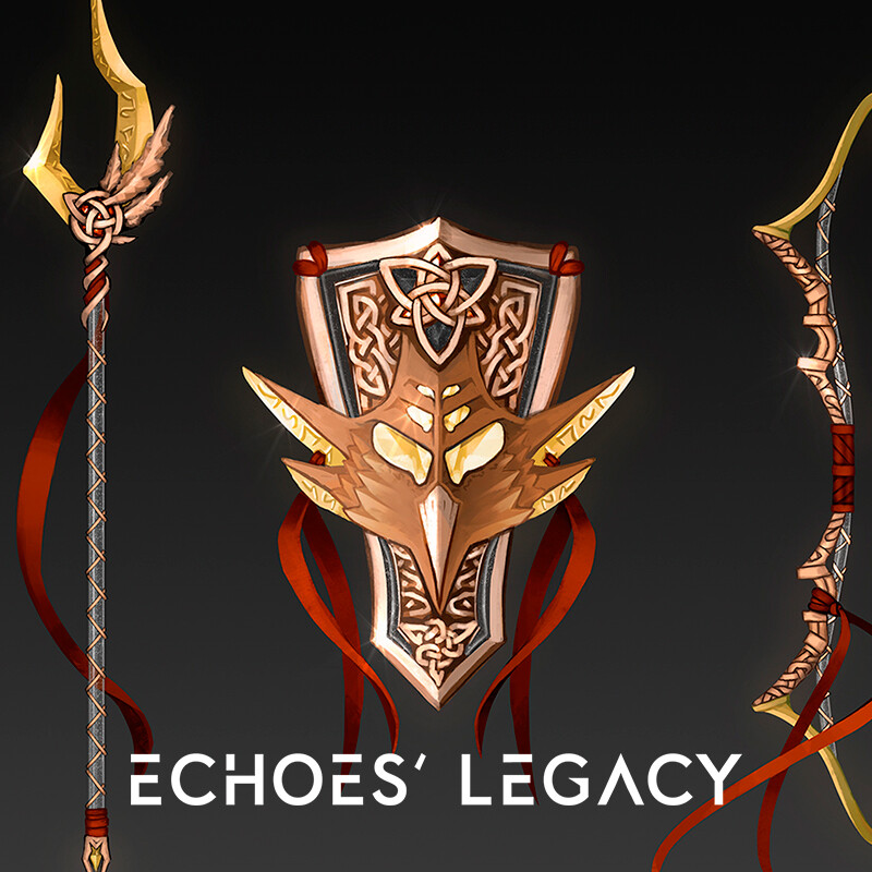 ArtStation - Tree Tribe Weapon Set