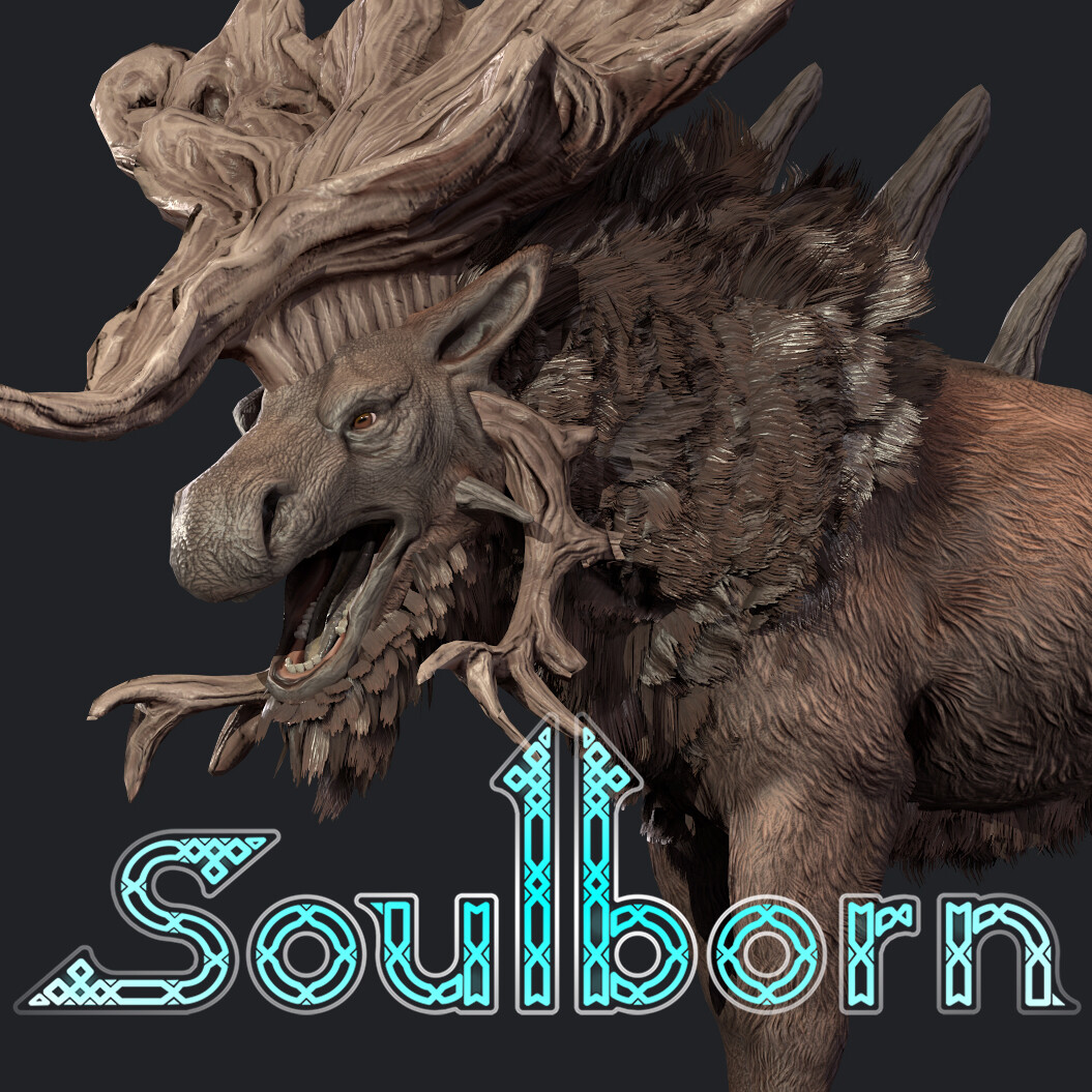 ArtStation - Moose Creature