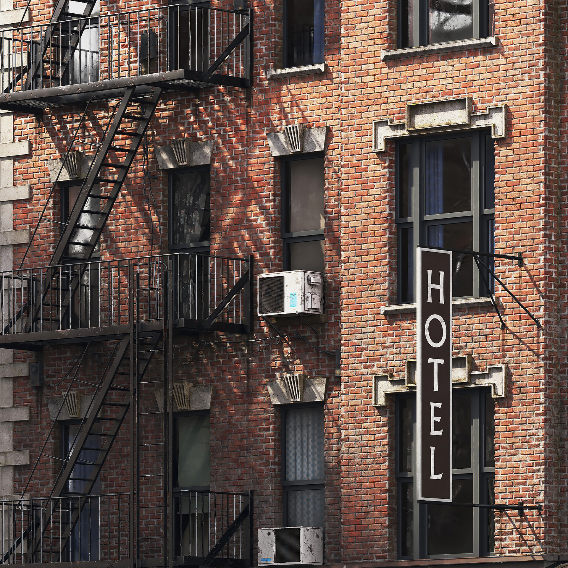 ArtStation - New York style buildings .08