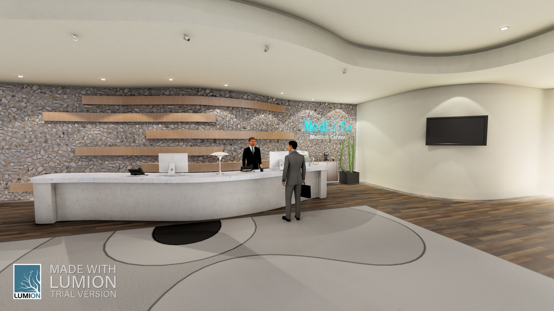 ArtStation - Hospital Entrance (Lumion Trail)