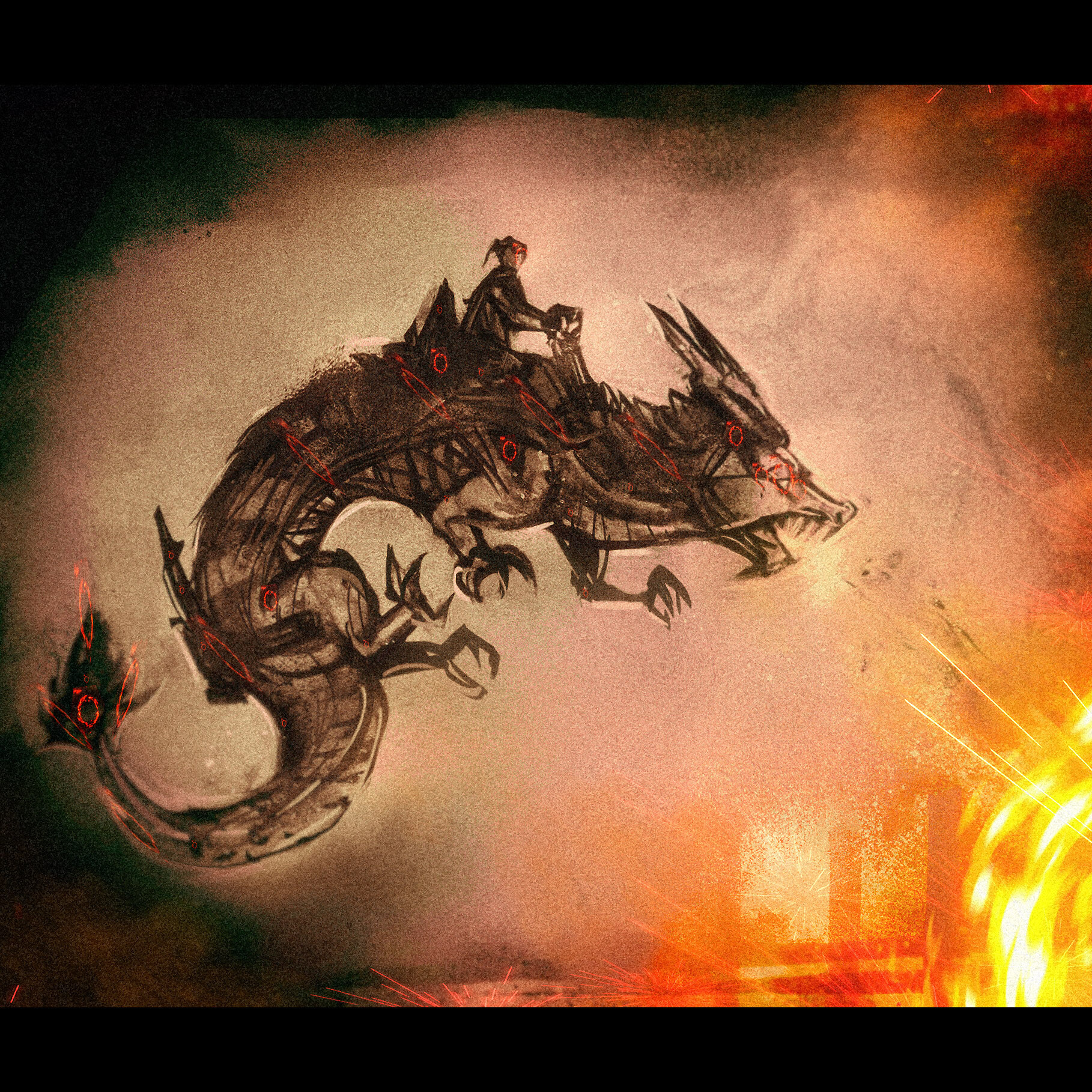 ArtStation - FIRE Dragon