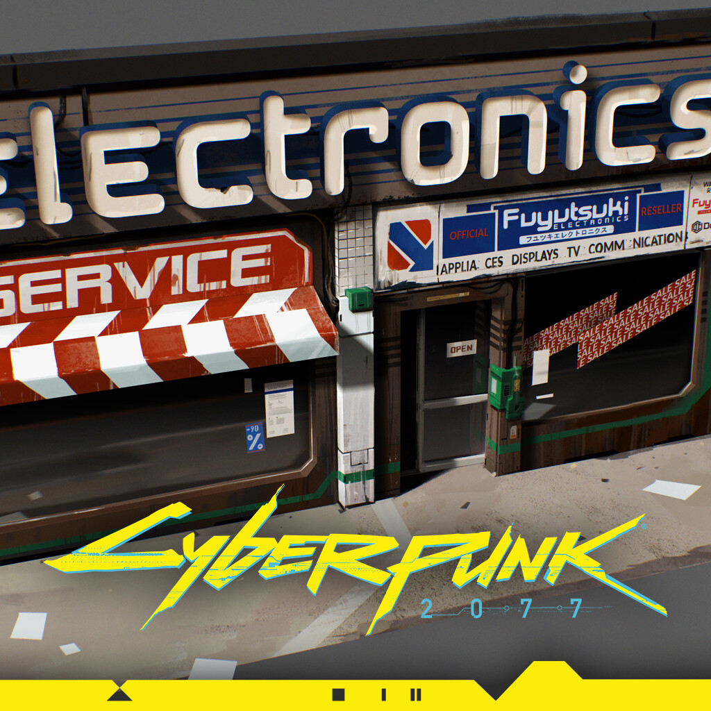 ArtStation - Cyberpunk 2077 | Shops