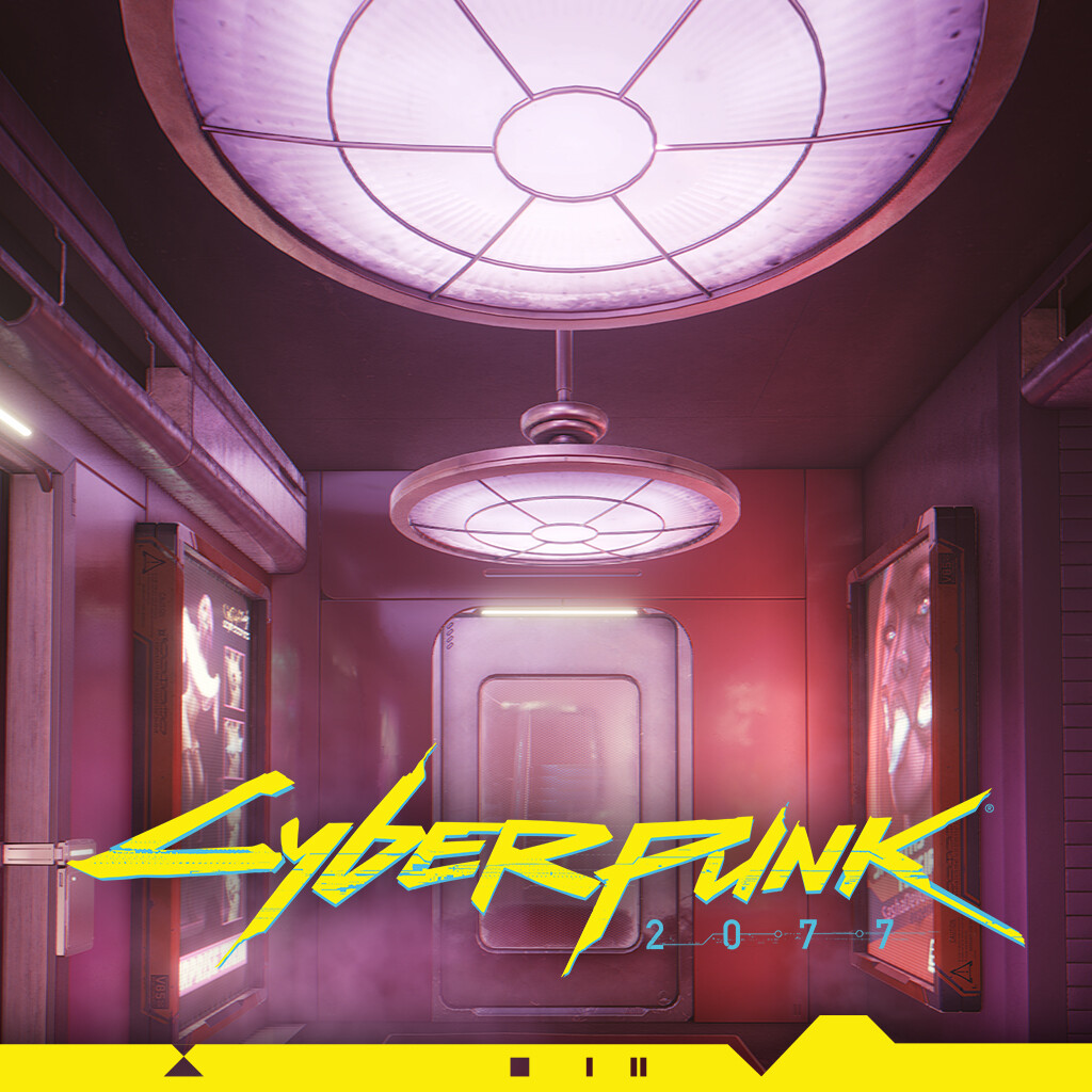 ArtStation - Cyberpunk 2077 - various interiors