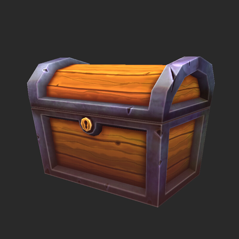 ArtStation - Stylized HandPaint Treasure Chest