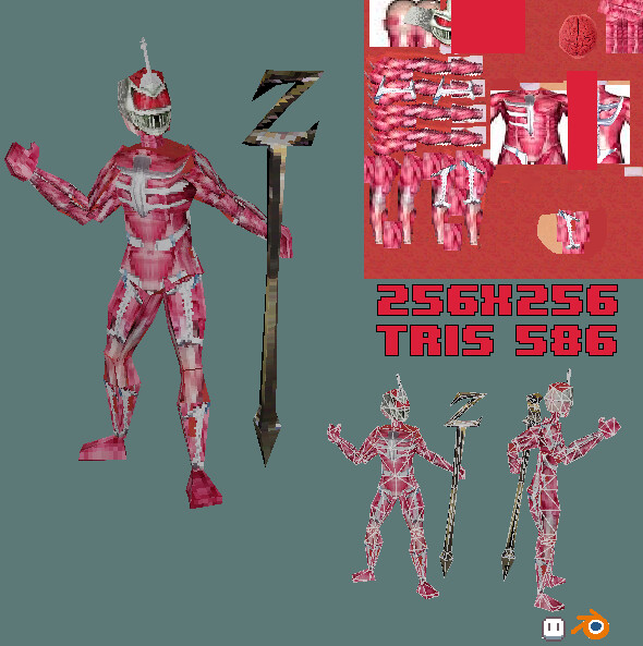 ArtStation - PS1 Style Lord Zedd
