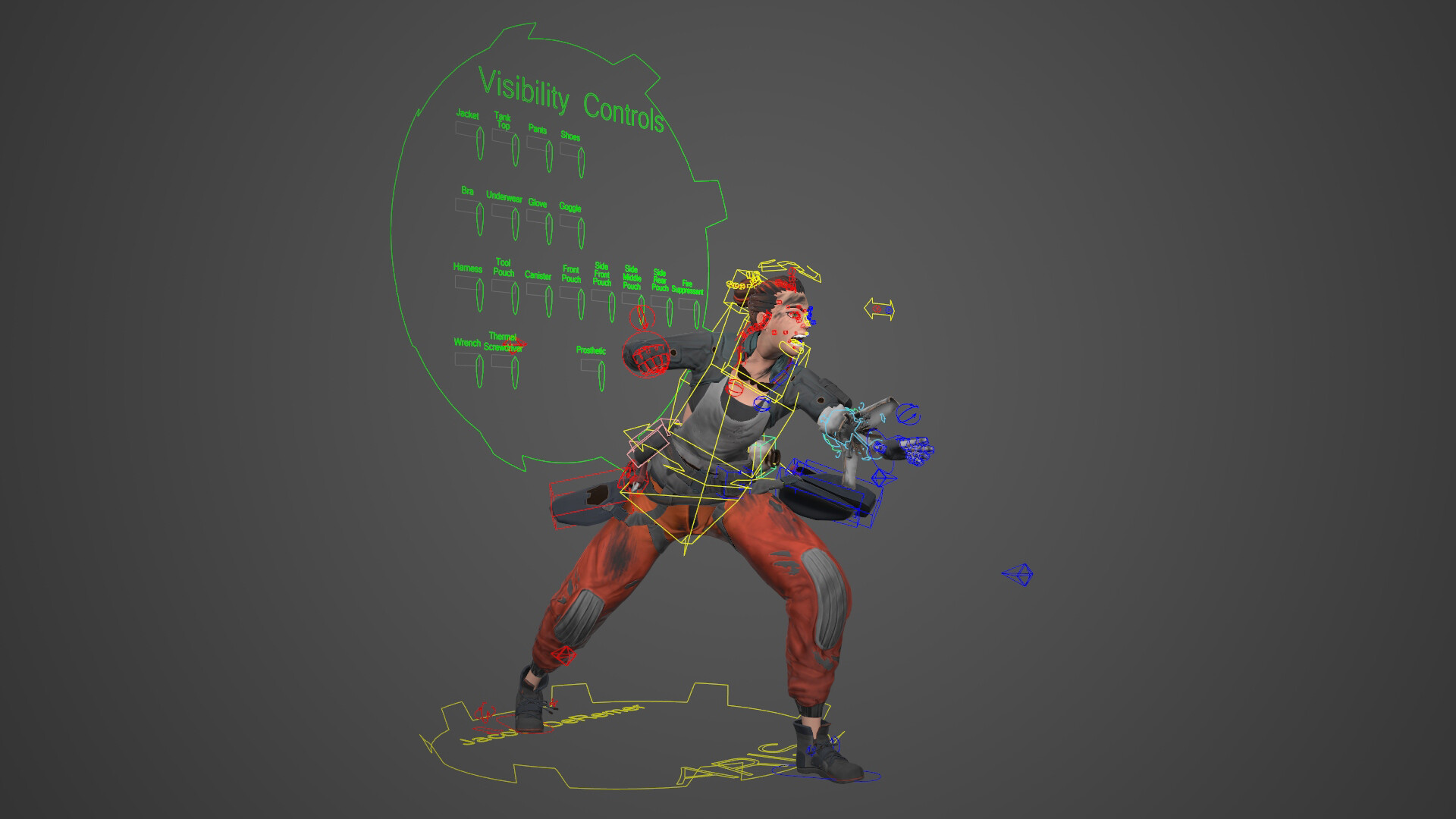 ArtStation - PROJECT DEVRO: Aris Rig