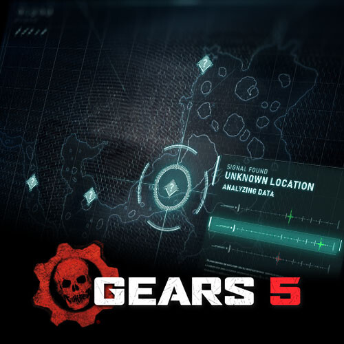 ArtStation - Gears 5 Jackbot Hacking Puzzle Screens
