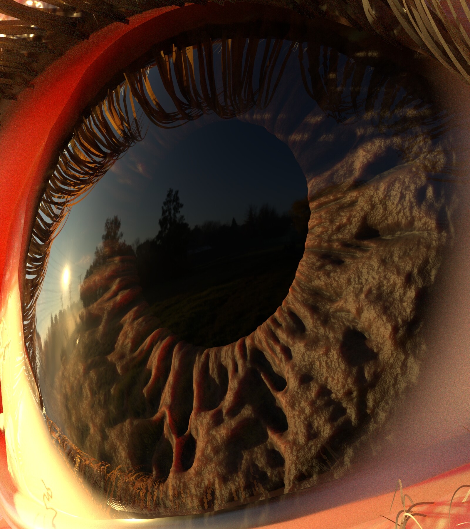 ArtStation - Eye pupil expansion