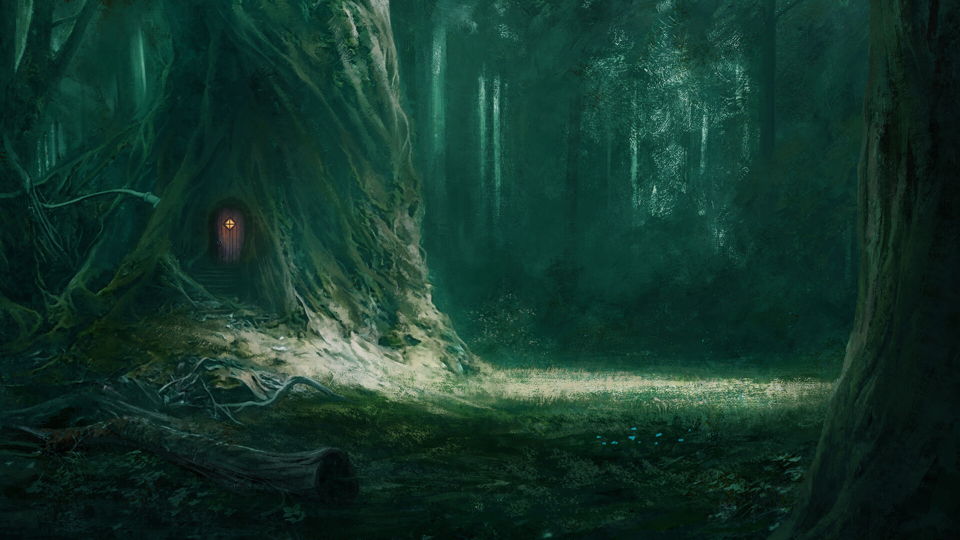 ArtStation - Ancient Tree House