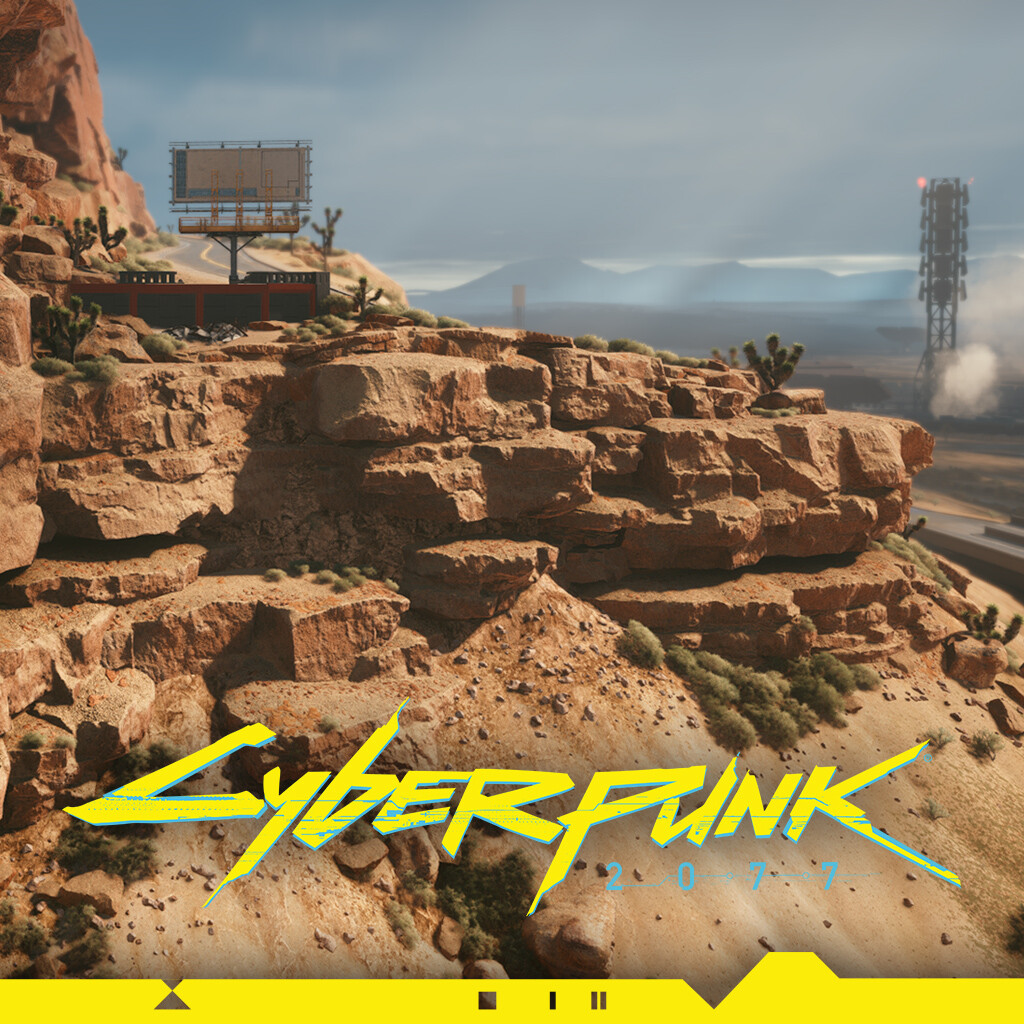 ArtStation - Cyberpunk 2077 - Rocks