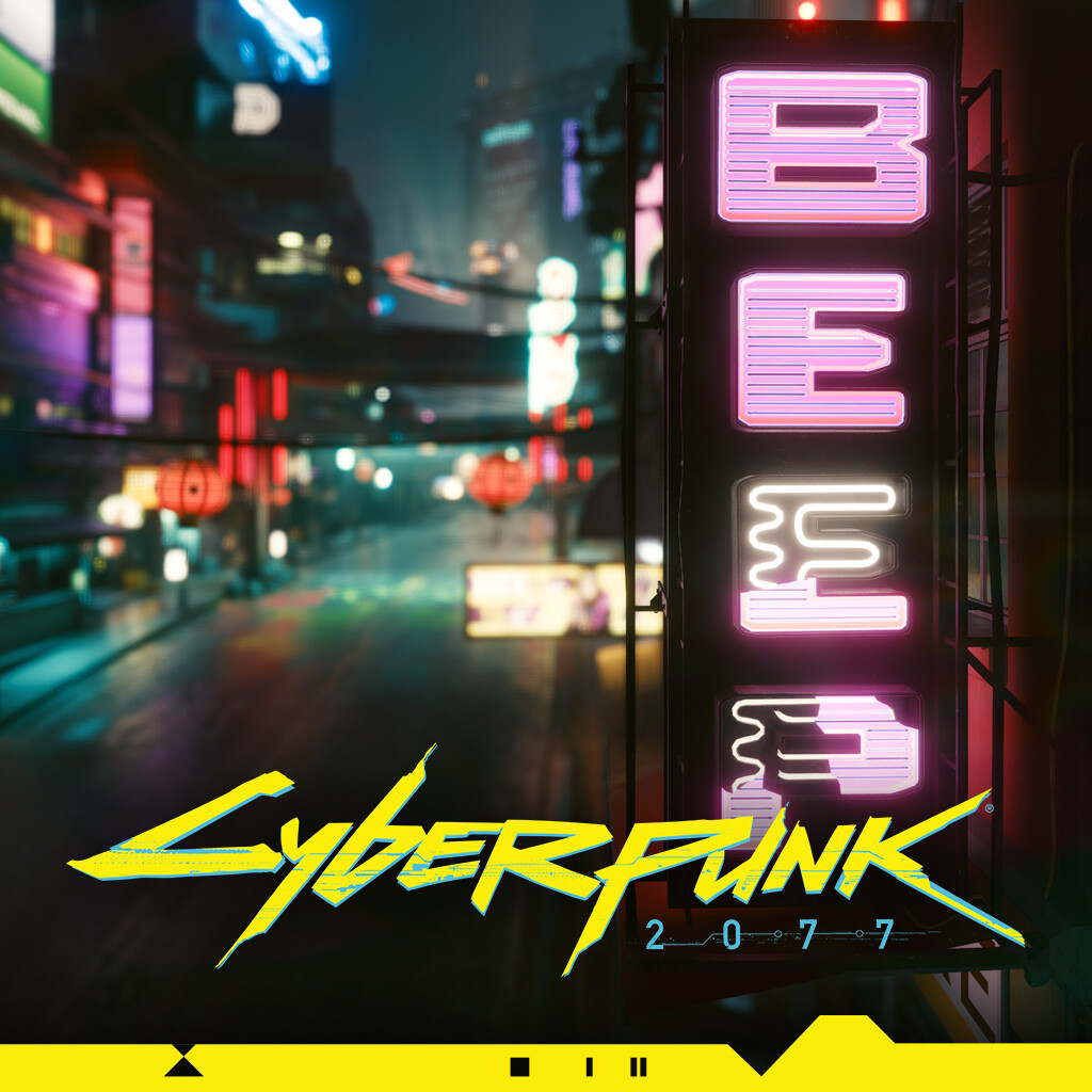 ArtStation - Cyberpunk 2077 - Night City Neons