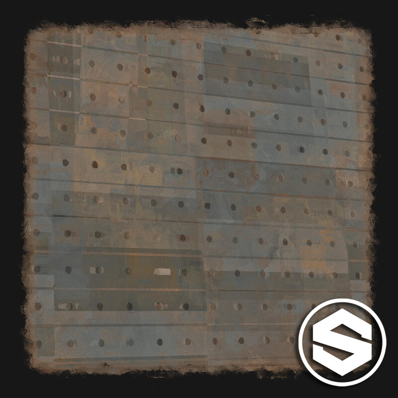 ArtStation - Stylized Metal Plates