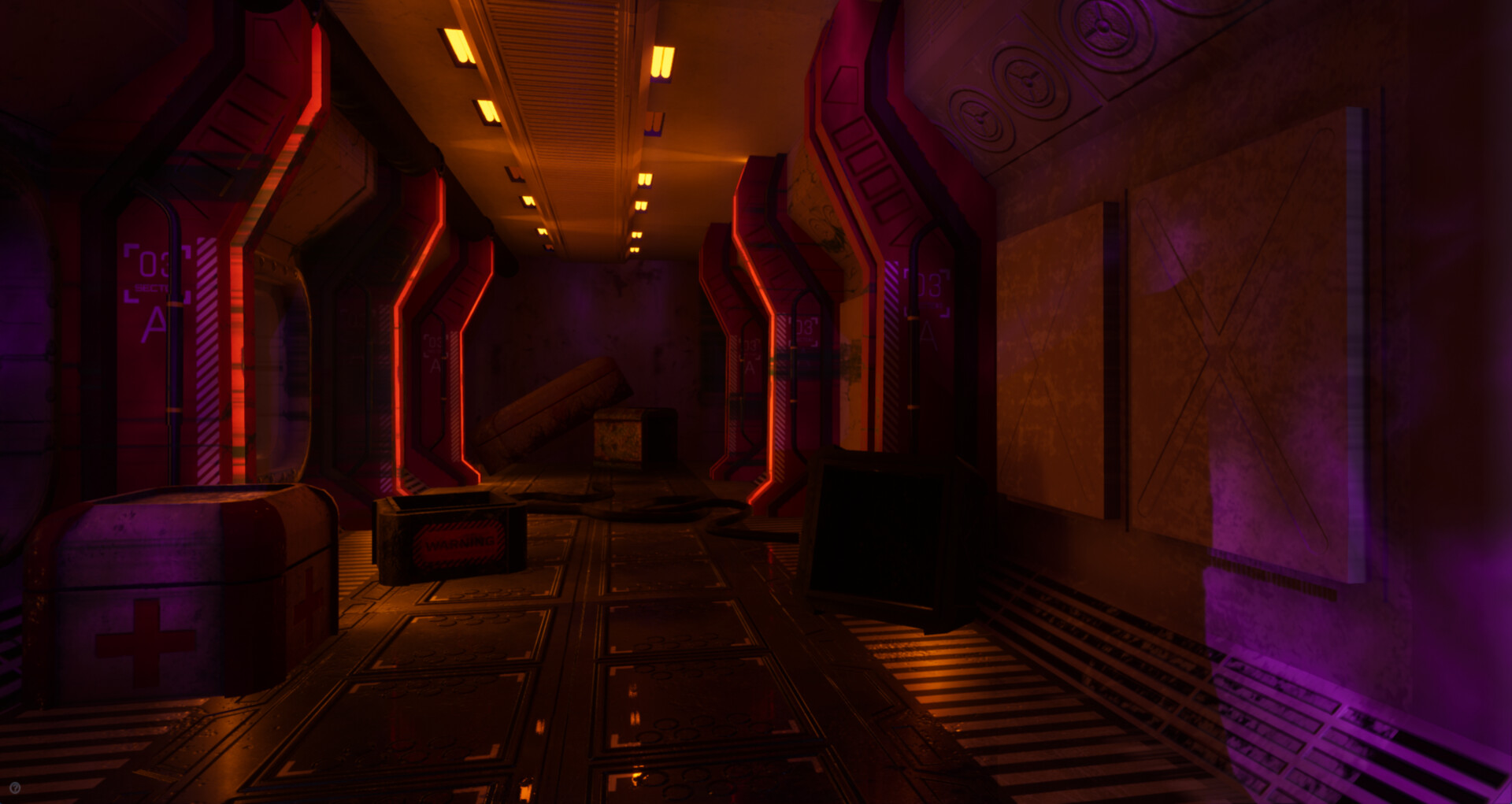 ArtStation - Sci-Fi Room