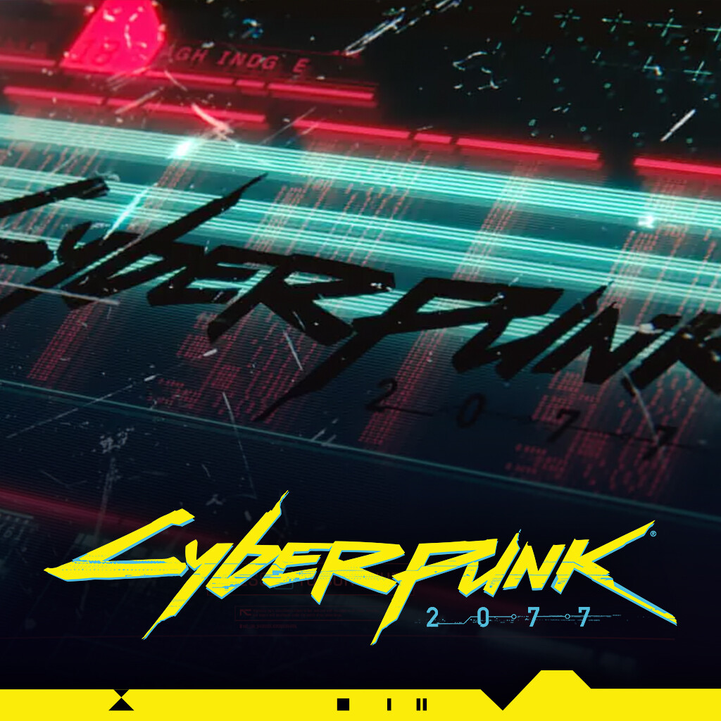 ArtStation - Cyberpunk 2077 title screen