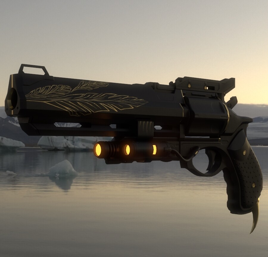 ArtStation - Custom game ready "Hawkmoon" replica