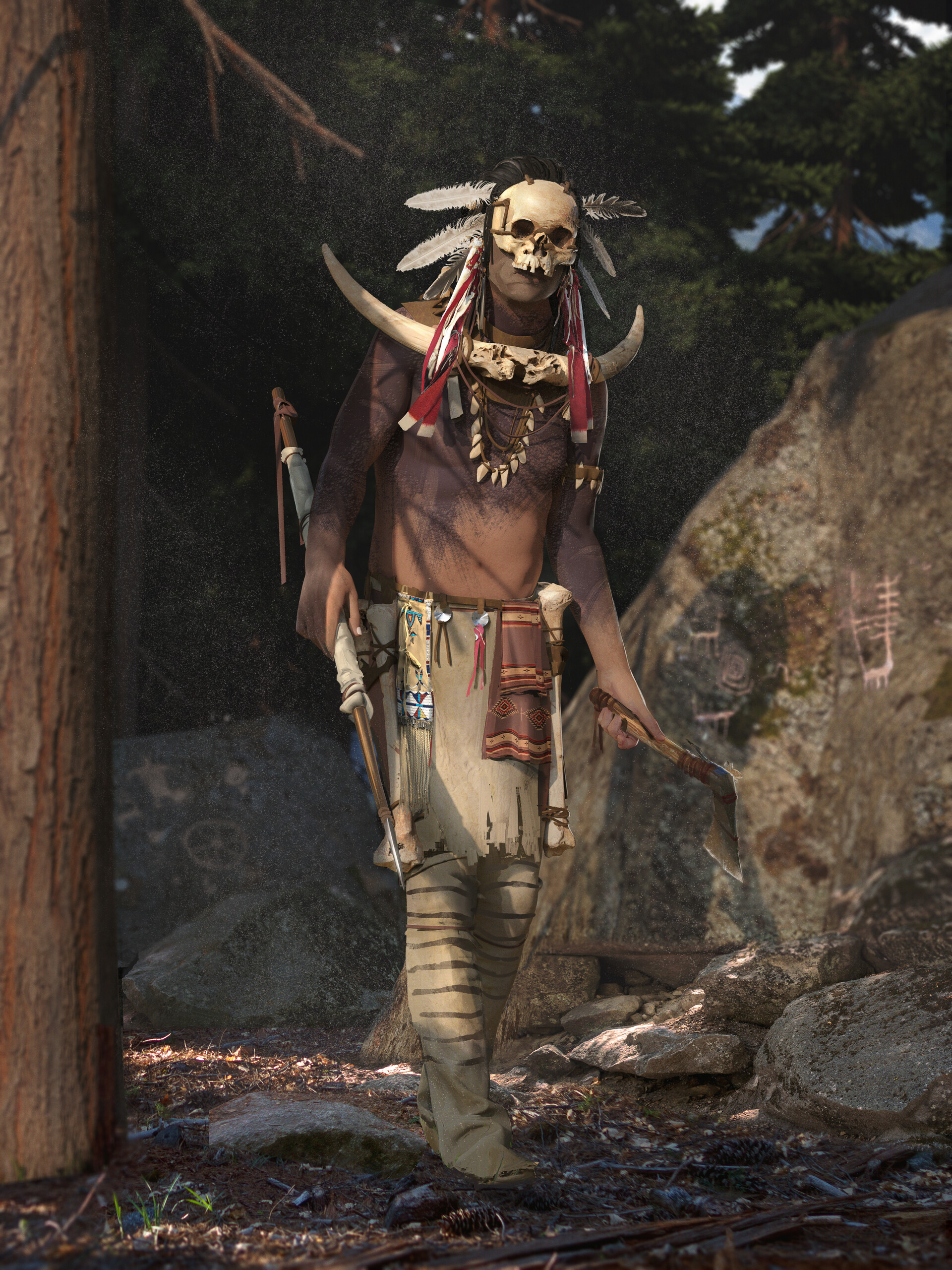 ArtStation - Native Indian Characters