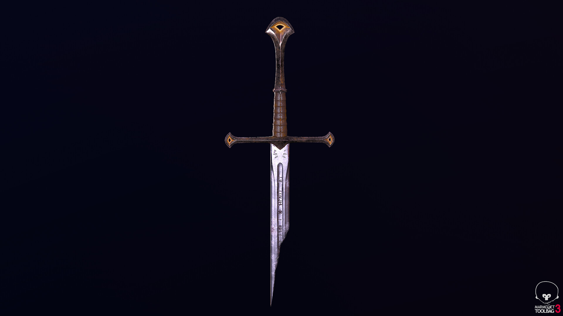 ArtStation - Narsil (broken blade)