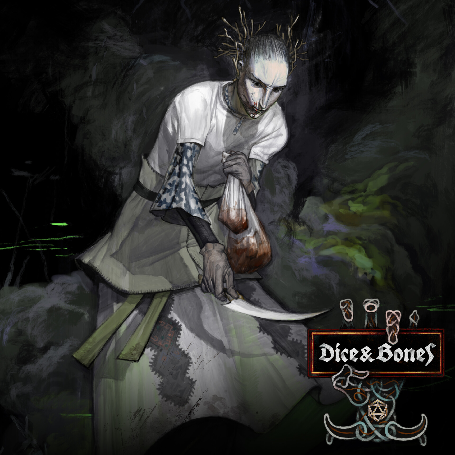 Artstation Diceandbones Swamp Witch Illustration