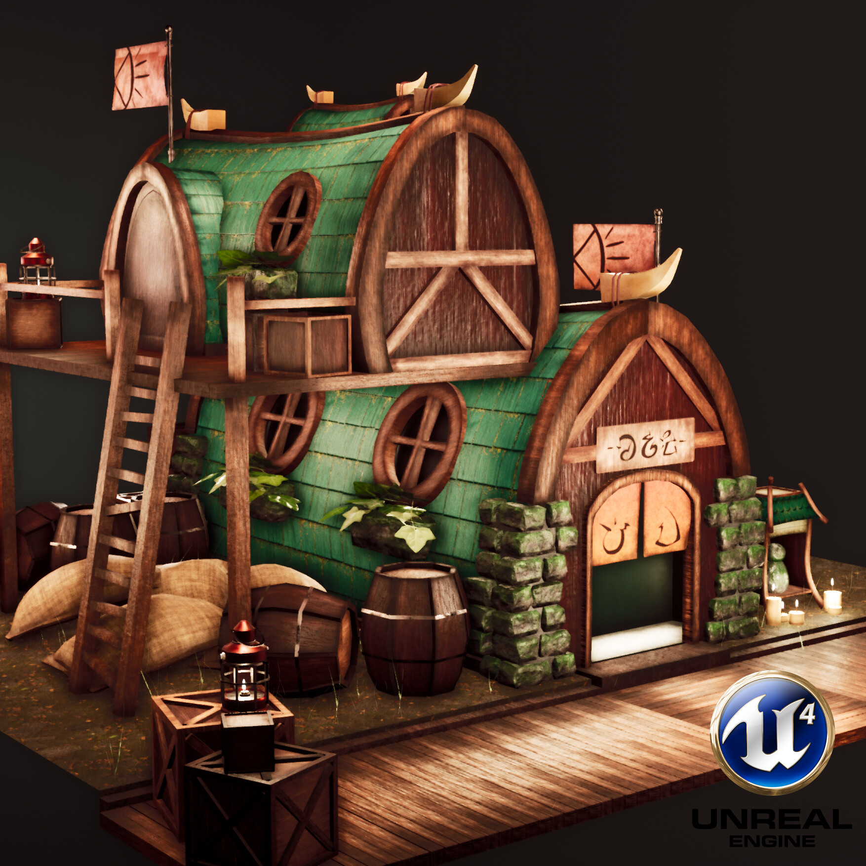 ArtStation - Shrine House