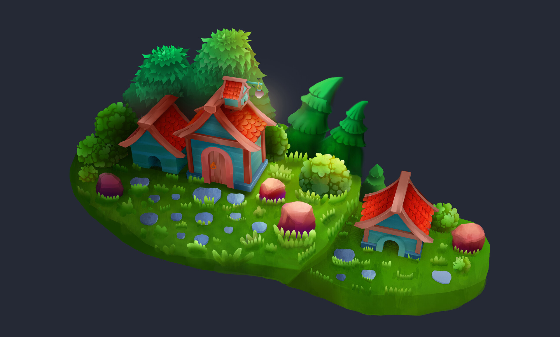 ArtStation - #isometric #Scene